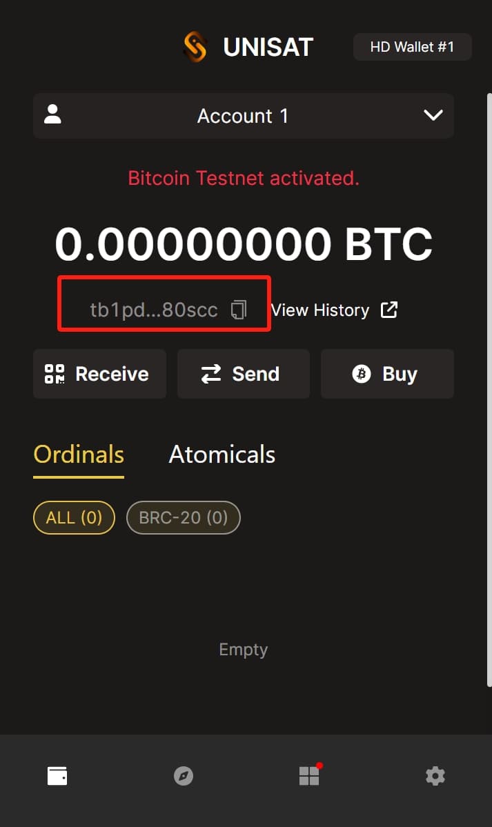 获取 BTC 测试币 – Rooch Network